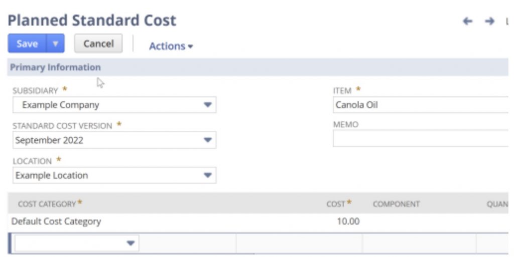 Standard Costing in NetSuite Explained - Swyft ERP - NetSuite Partners ...